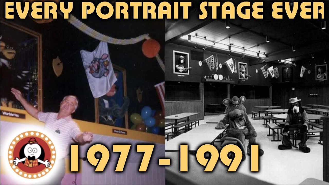 Every Chuck E Cheese's Portrait Stage Ever Installed (1977 - 1991 ...
