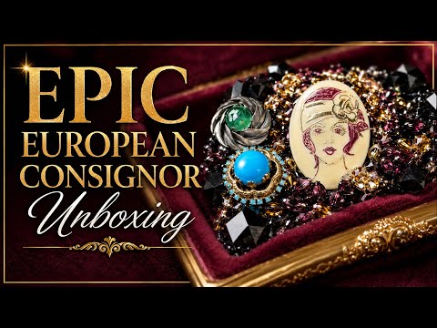 Epic European Mystery Unboxing - Antiques, Gold & Beads