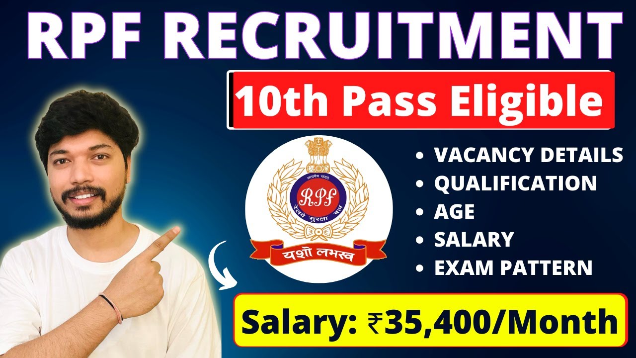 RPF New Vacancy 2024 | RPF Constable And SI 2024 | How to Fill RPF SI ...