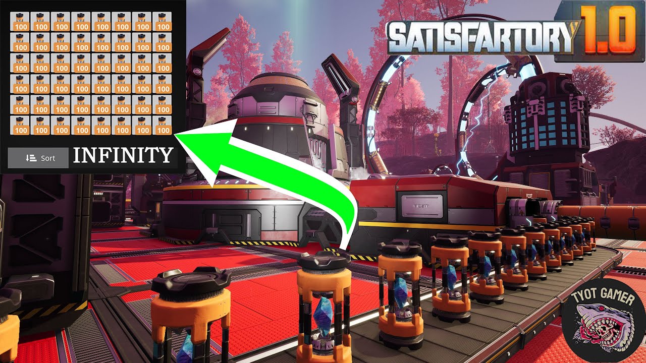 Infinity Power Shards in #satisfactory - YouTube