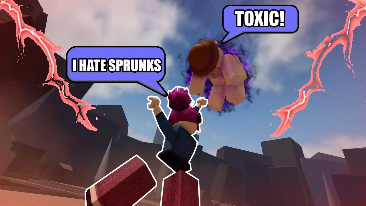 SPRUNKI TUNNER PUNISHES HATERS | The Strongest Battlegrounds | Funny ...