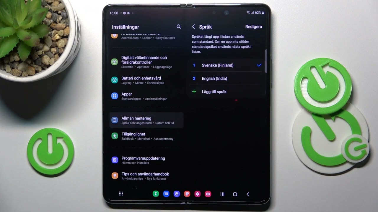How to Change System Language in SAMSUNG Galaxy Z Fold 4 – Change ...