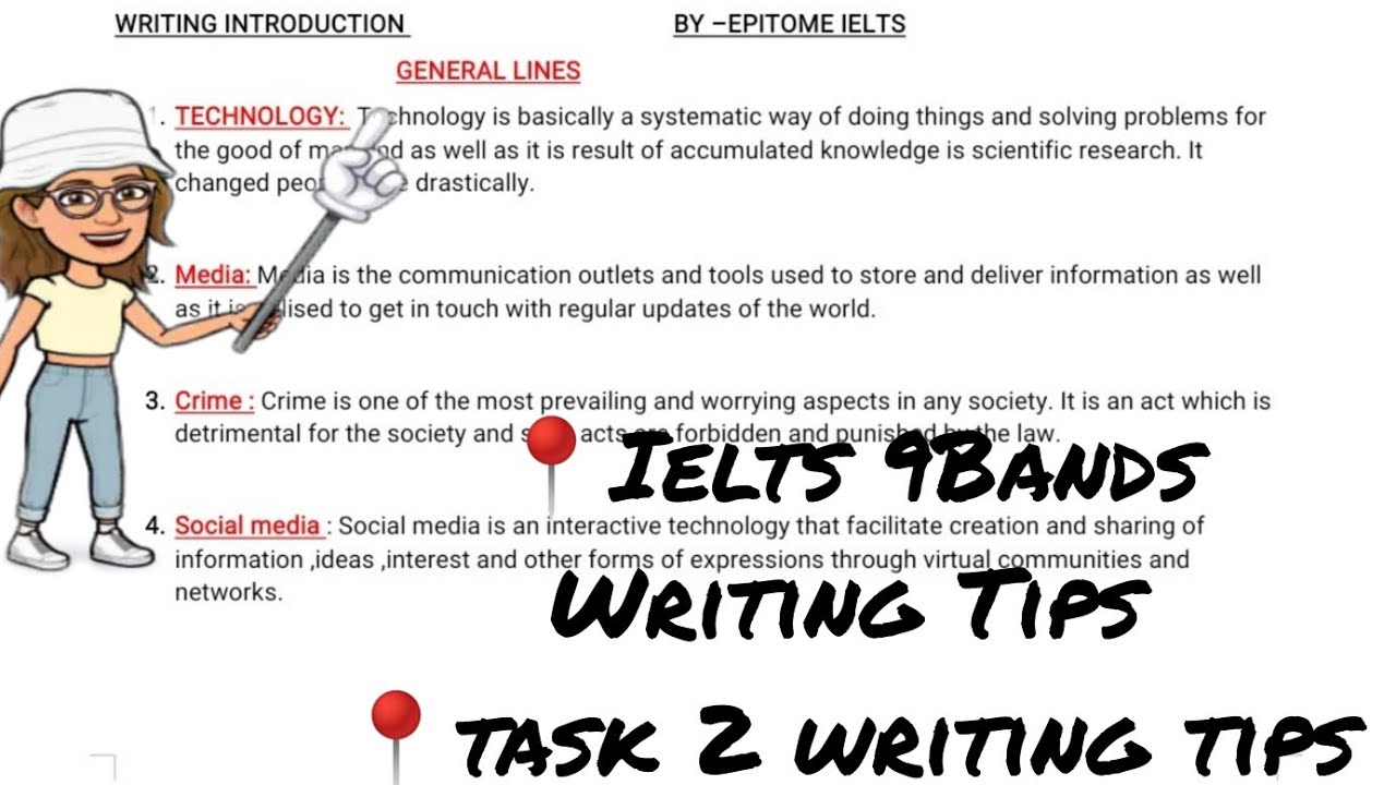 IELTS writing Tips💡|• General lines for Writing task|• 🎯Target 9Bands ...