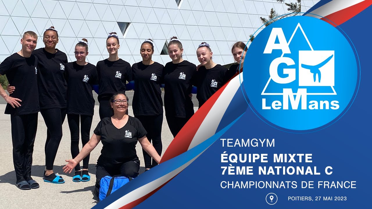 L' AGM LE MANS - CHAMPIONNATS DE FRANCE TEAMGYM 2023 ! - YouTube