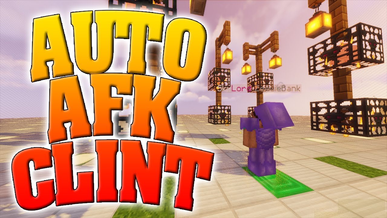 MİNECRAFT AUTO AFK CLİNT !!!! - YouTube
