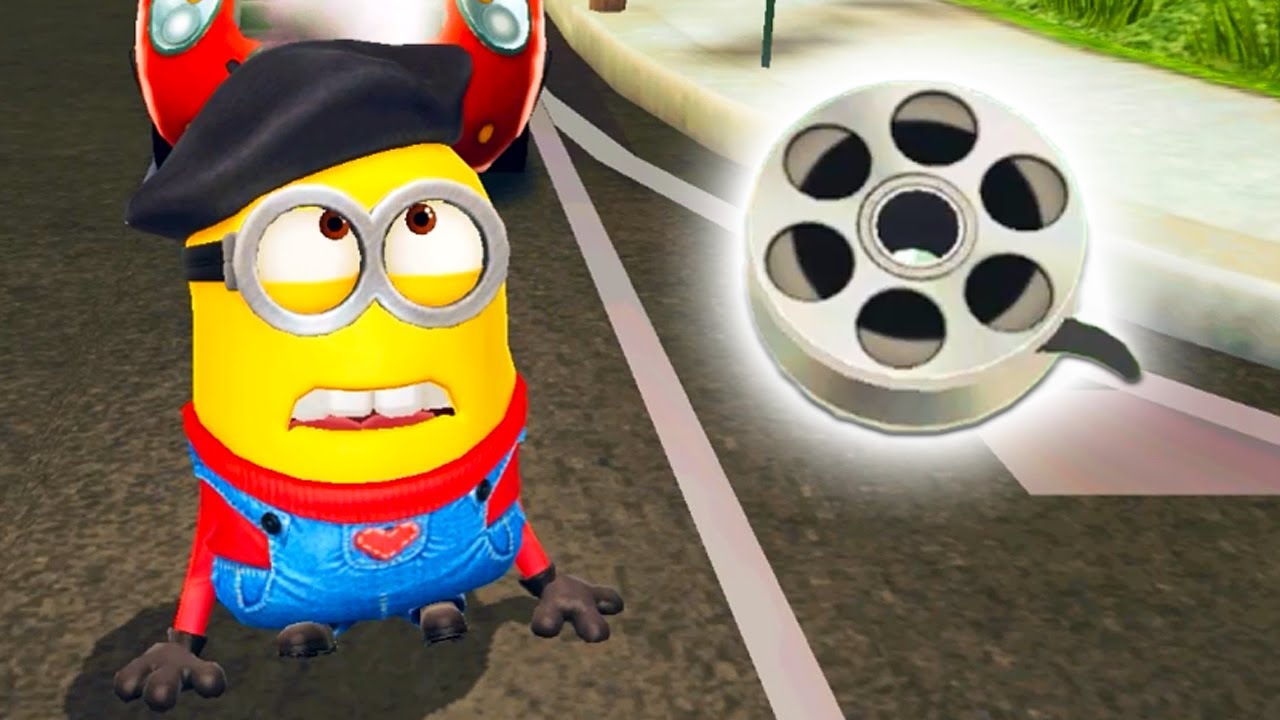 Romantic Minion joins movie night to collect Film Reels ! Minion rush ...