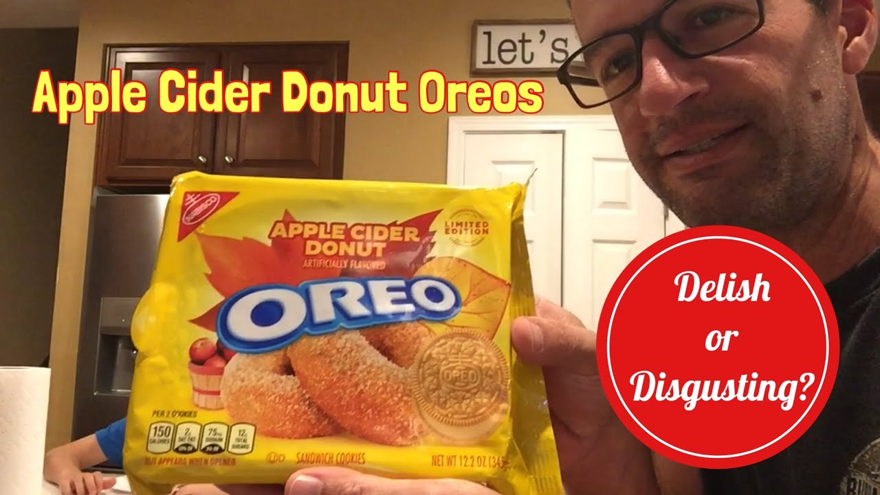Apple Cider Donut Oreos: Delish or Disgusting? - YouTube