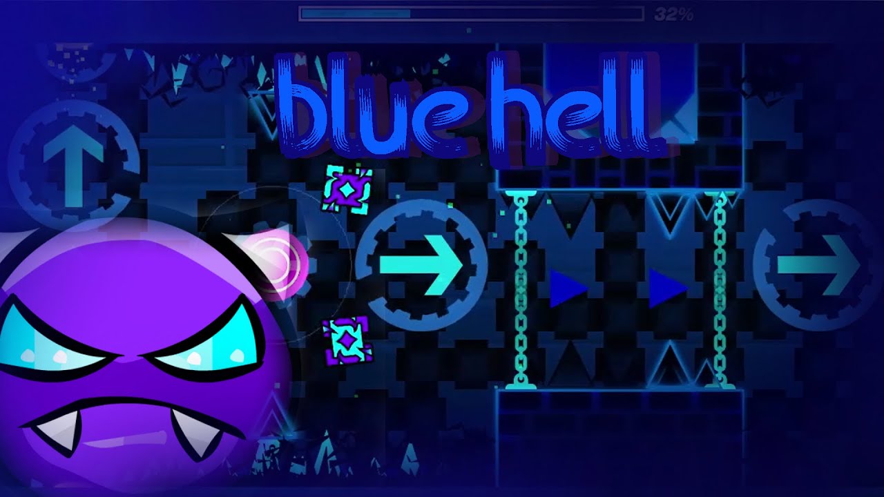 Blue hell (easy demon)By LaZye - YouTube