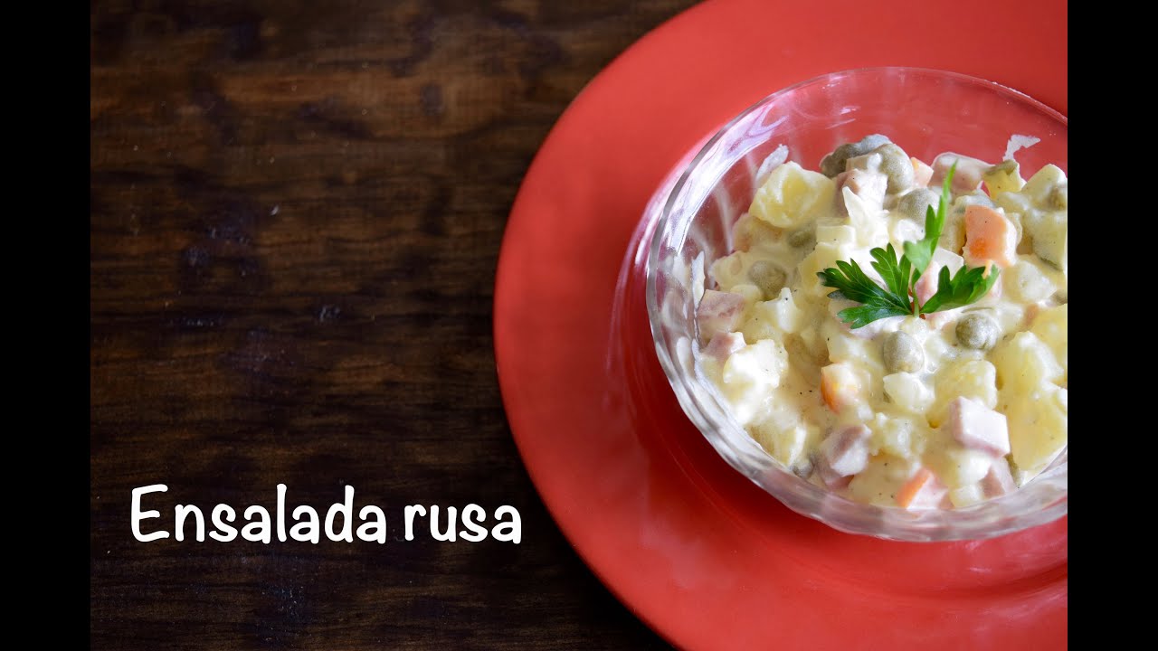 COMIDA RUSA/ ENSALADA RUSA - YouTube