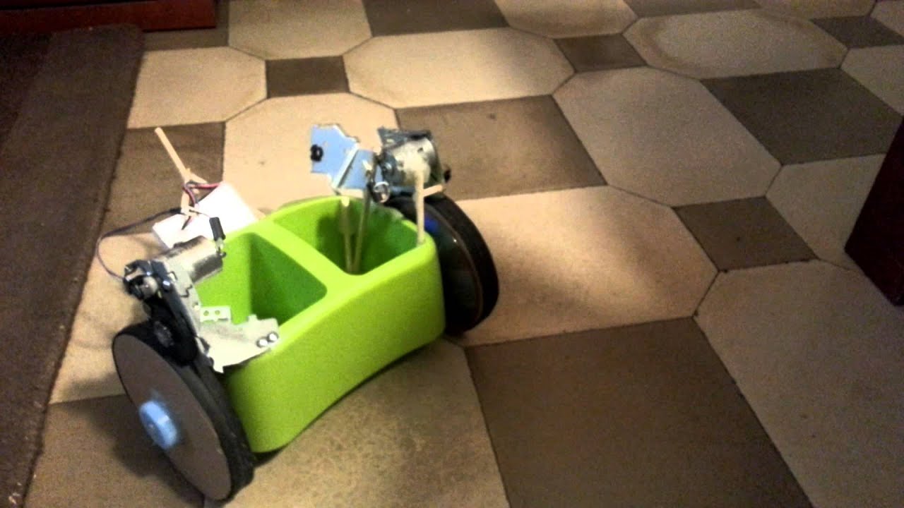 DiY cheap robot from recycled parts (I) - YouTube