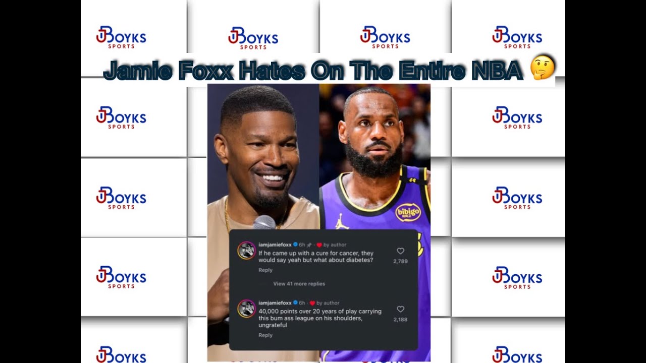Jamie Foxx Hates On The Entire NBA - YouTube
