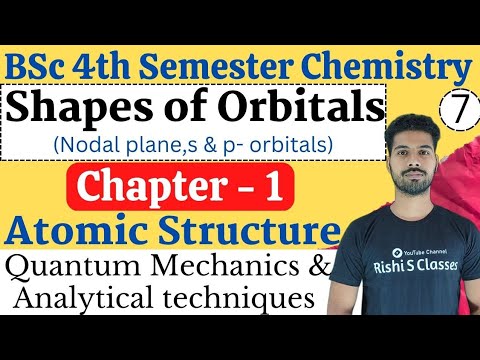 L7 | Shapes of Orbitals | Bsc 4th semester chemistry | Chapter 1 | Quantum mechanics - YouTube