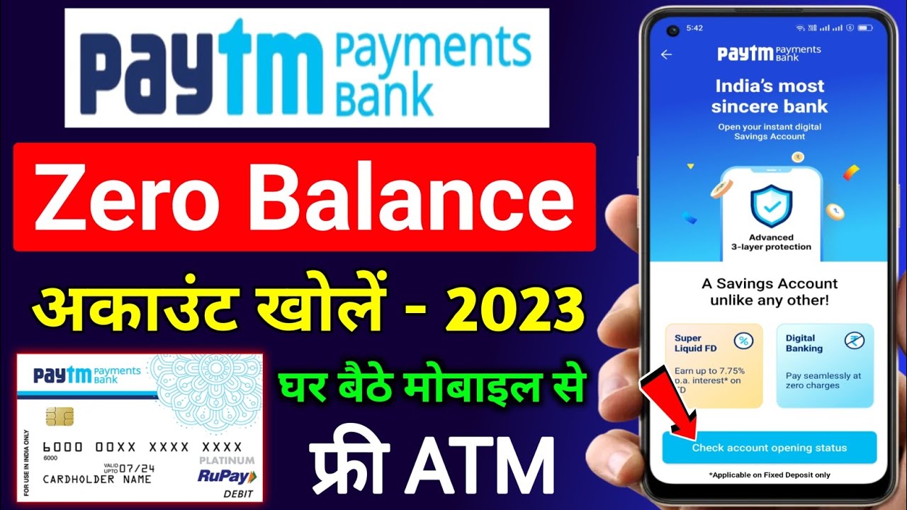 paytm payment bank open account | Paytm account kaise banaye | paytm ...