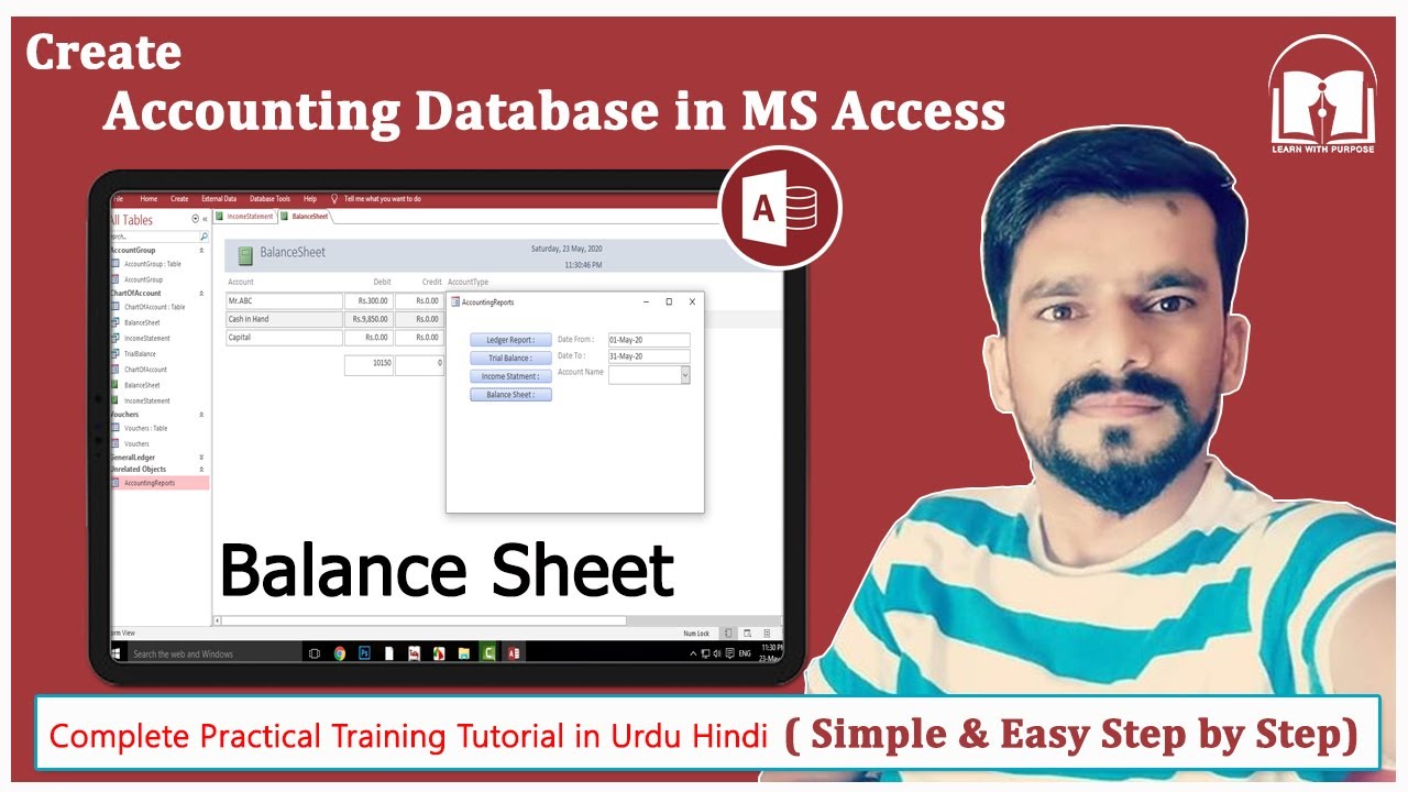 How To Make Balance Sheet In MS Access 2 Professional Accounting how-to-make-balance-sheet-in-ms-access-2-professional-accounting