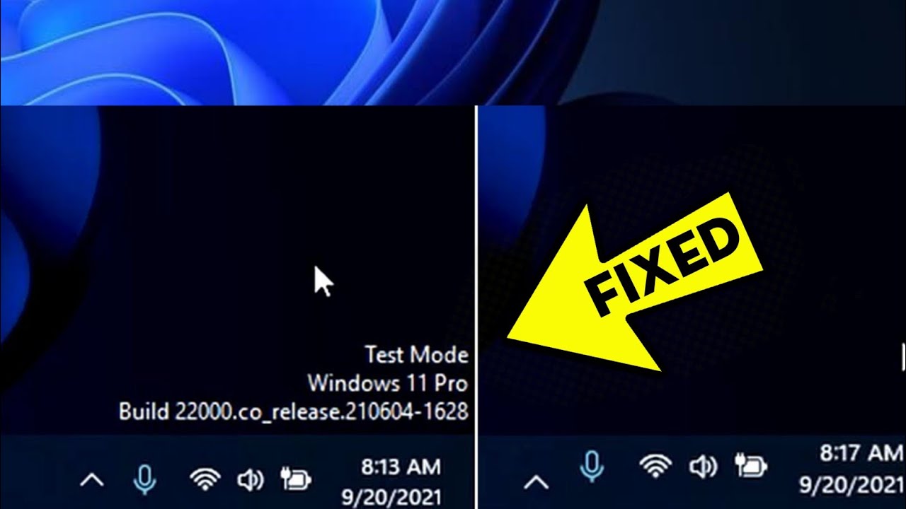 Disable test mode in windows 11 - YouTube