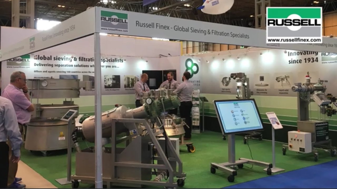 Russell Finex at PPMA Total Show 2016 - YouTube