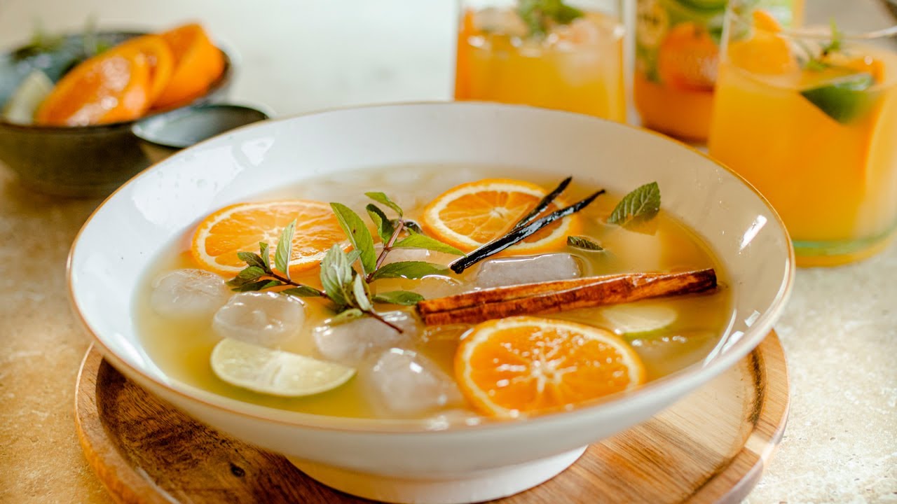 Punch au jus d’orange - Punch met sinaasappelsap - YouTube