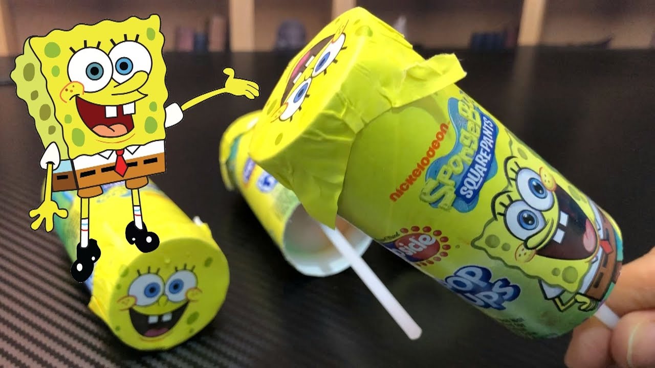 【ASMR】SPONGEBOB POP UPS ICE CREAM (SOFT EATING SOUNDS) Enjoy [No ...