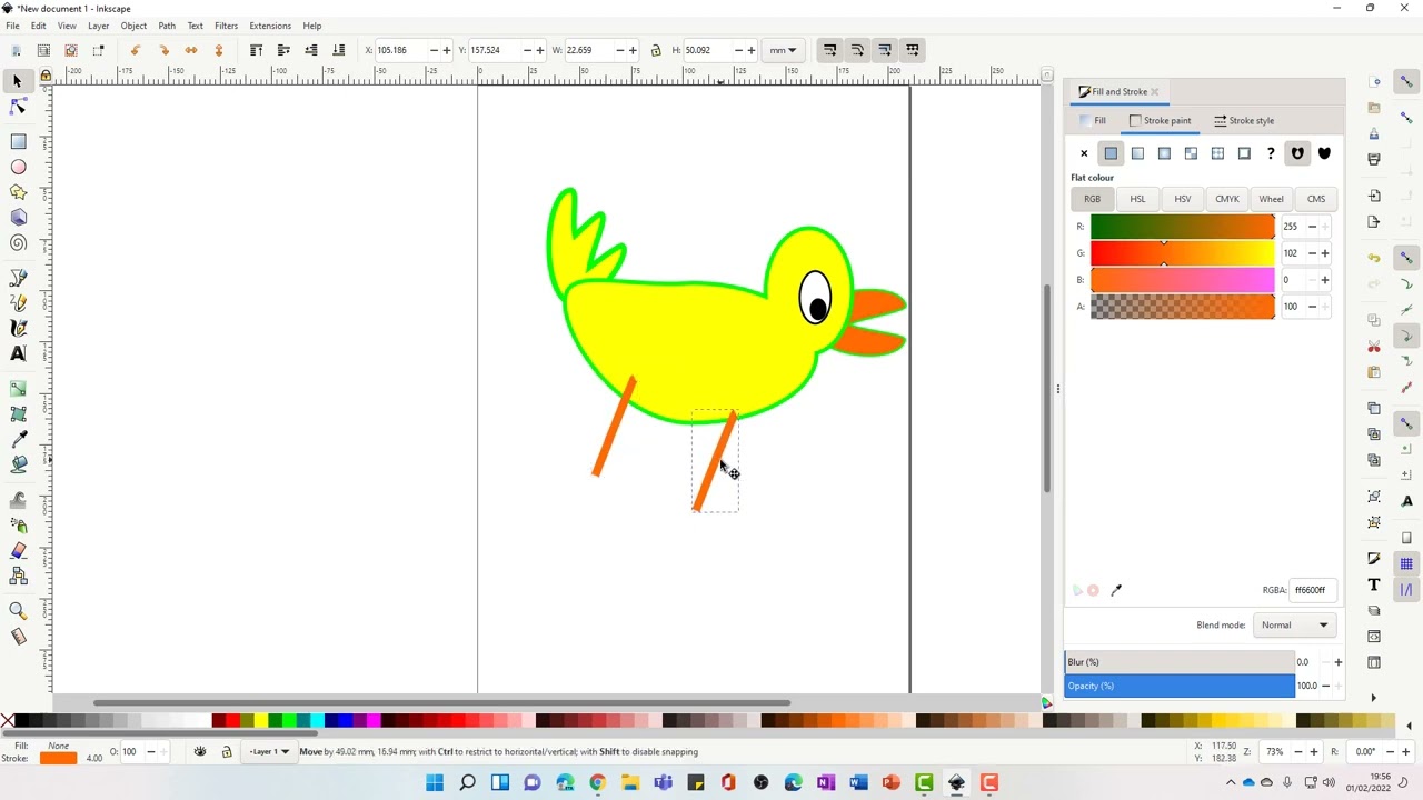 Inkscape shapes tutorial - YouTube