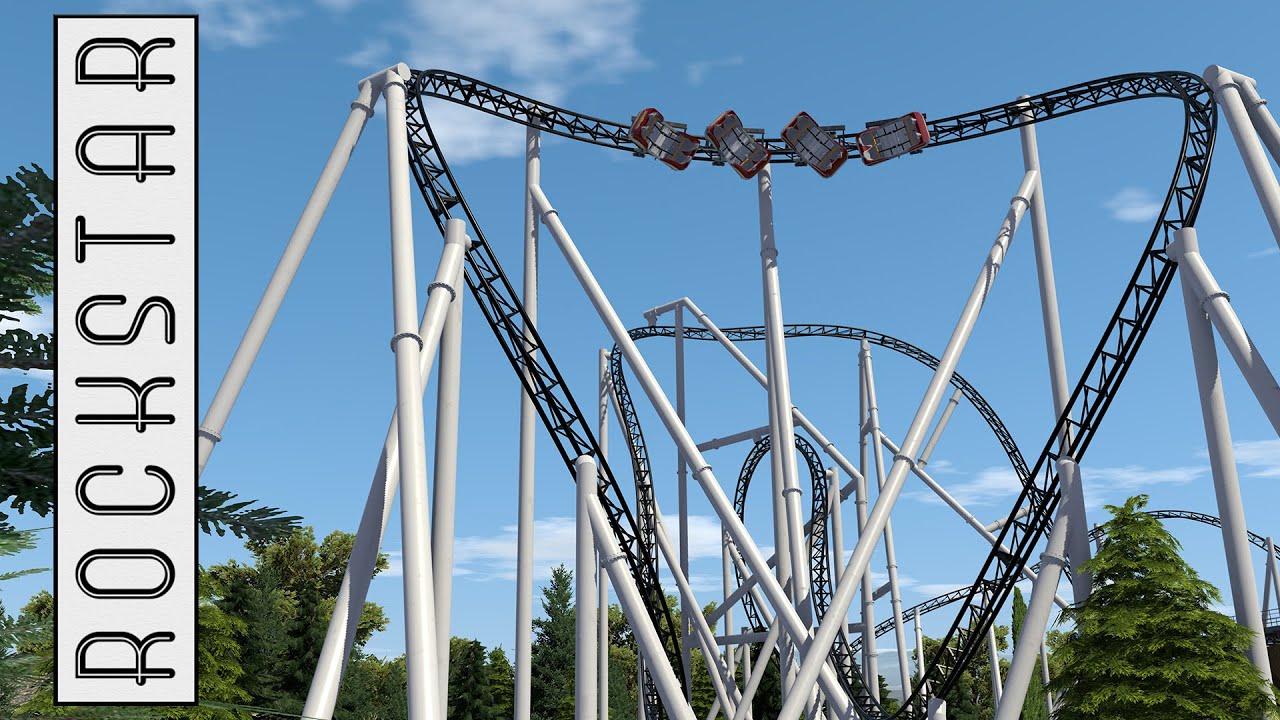 Rockstar - NoLimits 2 (Xtreme Spinning Coaster) - YouTube