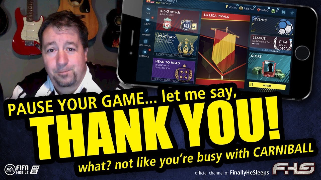 IT'S STORY TIME! - Take a break, pause your game! Let me say THANK YOU ...