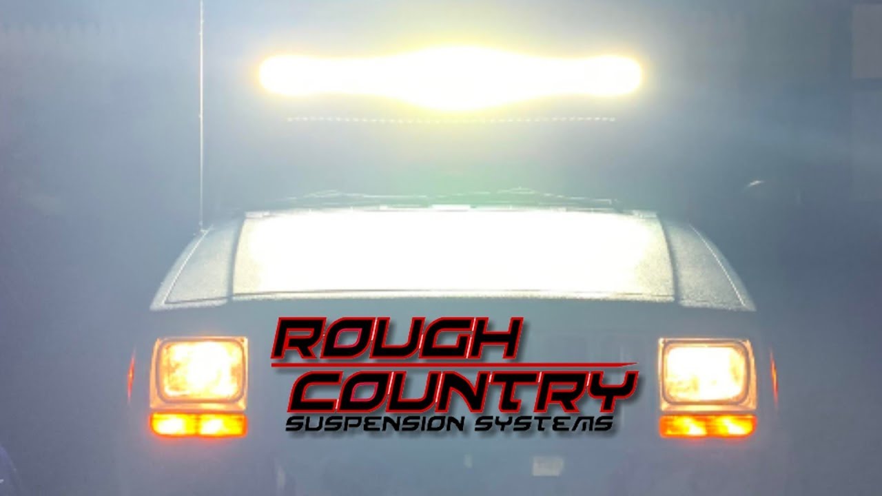 Jeep Cherokee XJ LED Light Bar Installation By Rough Country - YouTube