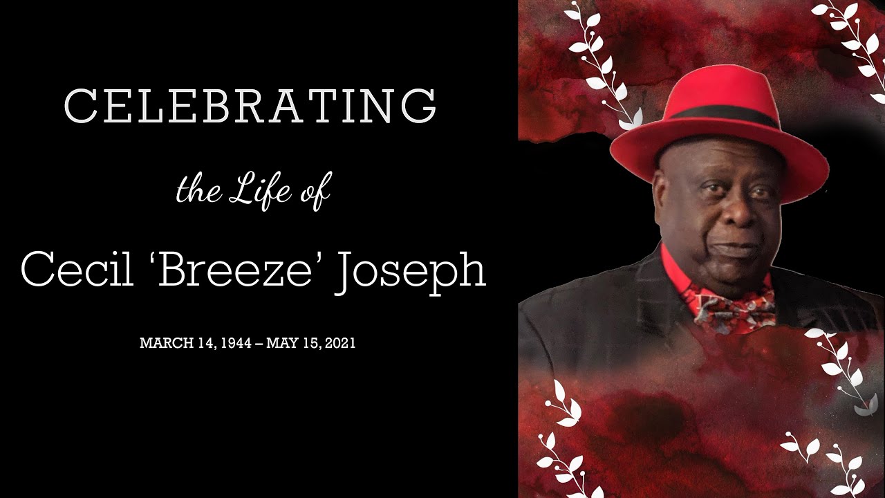 Cecil 'Breeze' Joseph Funeral Service - YouTube