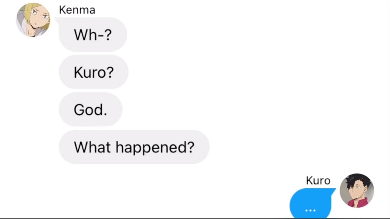 Kuroo x Iwaizumi || Haikyuu Texting Story || Part 8 || Discontinued ...