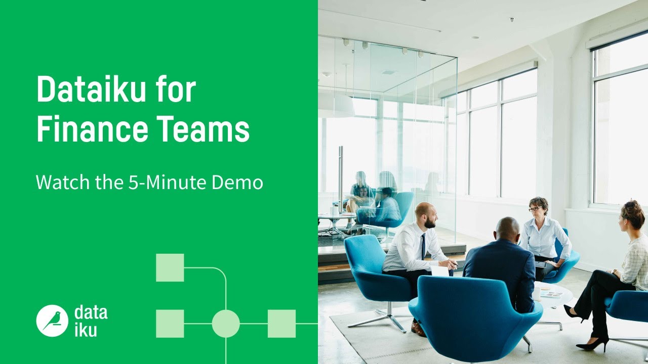 Dataiku for Finance Teams Demo - YouTube