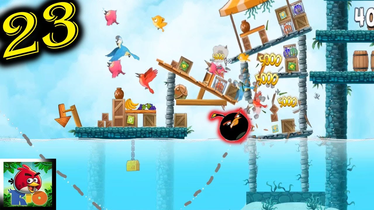 Angry Birds Rio Gameplay Walkthrough - Part 23 ( Android / iOS ) - YouTube