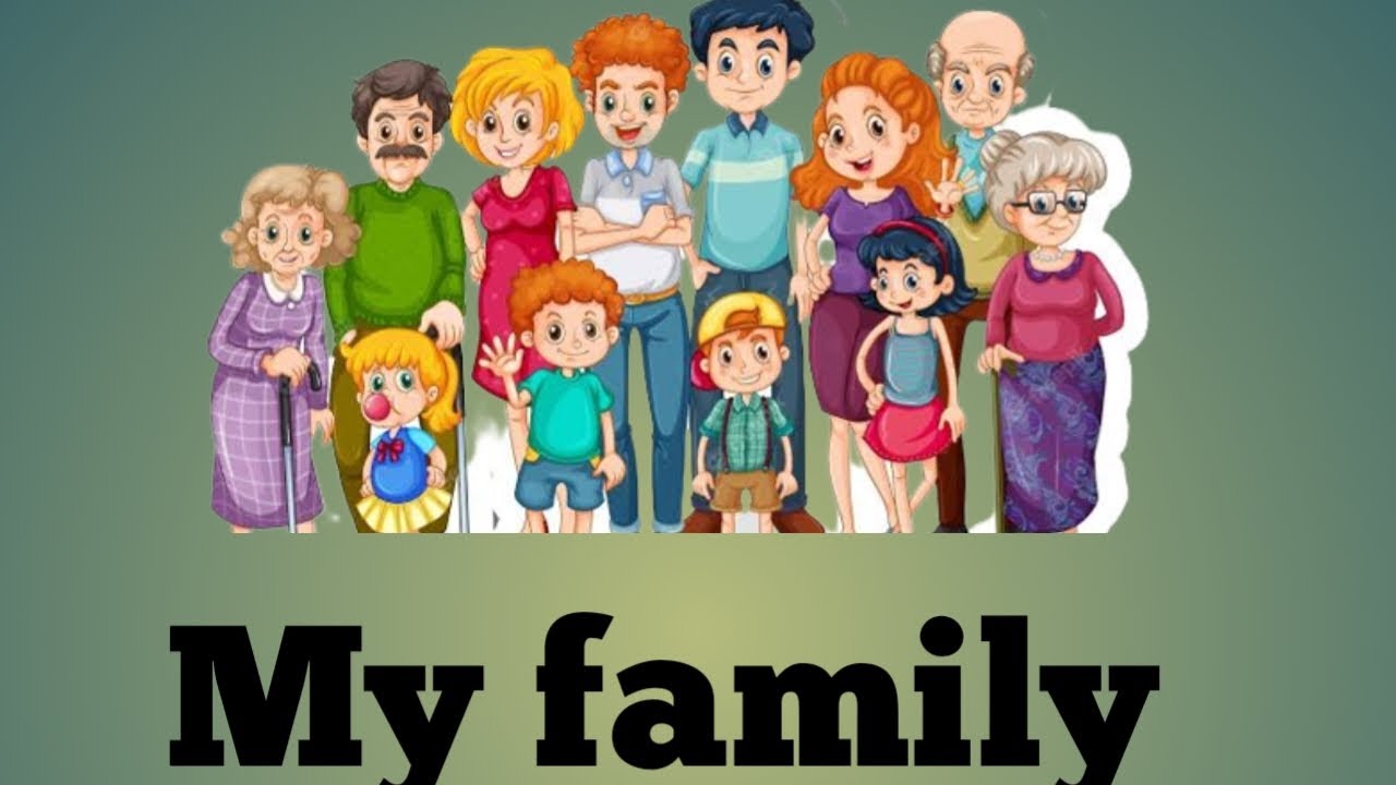 Learn family members with their names/my family members/learn about ...
