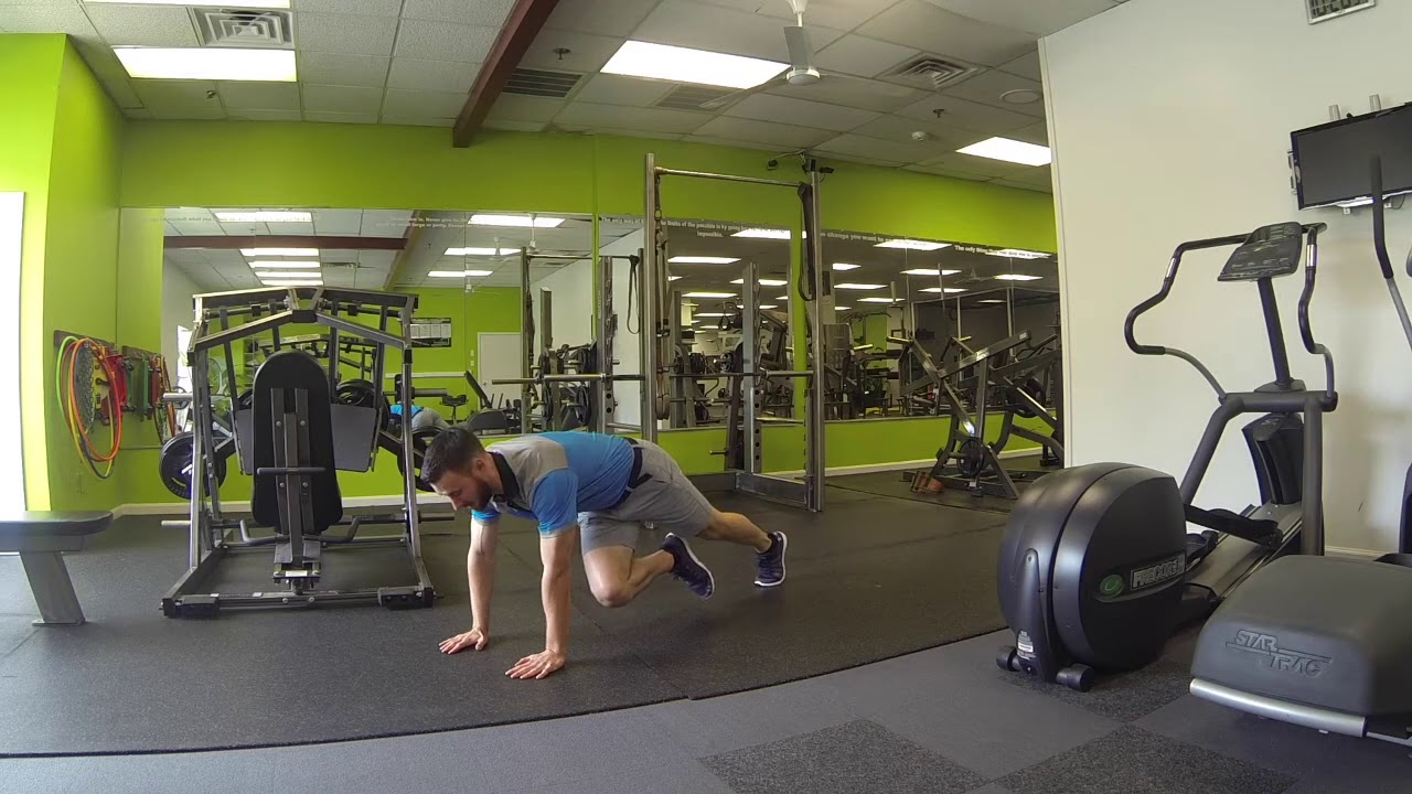 Lower Body Twist in Push Up Position - YouTube