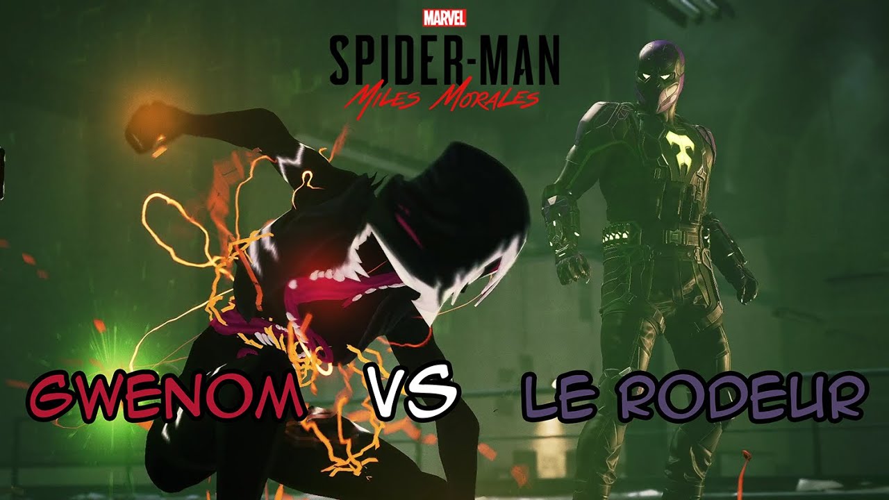 Spider-Man Miles Morales PC 4K MOD : Gwenom vs Le Rodeur - YouTube