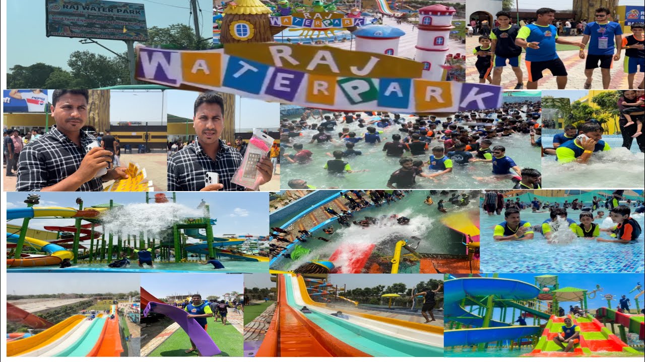 Raj Water Park ( Teghra ) Begusarai बिहार का सबसे बड़ा वाटर पार्क # ...