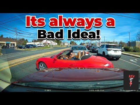 Blindly Entering Lane! Road Rage | Hit and Run | Bad Drivers, Brake ...