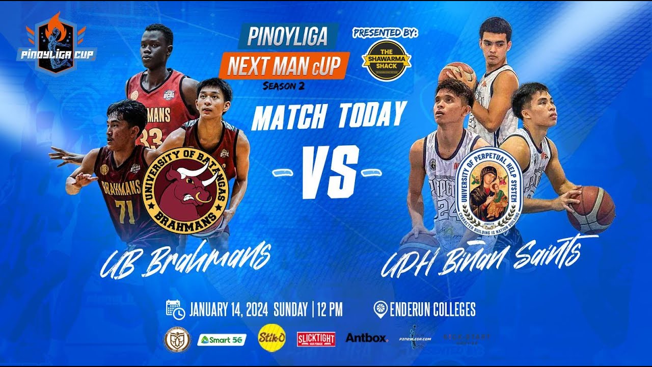 PINOYLIGA NEXT MAN CUP S2 - UB BRAHMANS vs UPH BIÑAN SAINTS - YouTube
