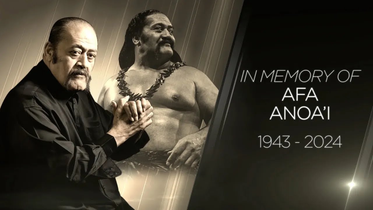 WWE Hall of Fame Wild Samoan Afa Anoa’i RIP MEMORIAL TRIBUTE - YouTube
