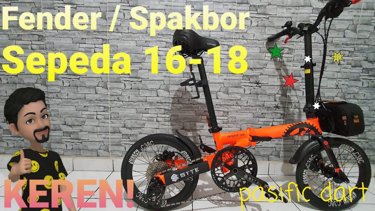 Fender/ Spakbor Sepeda 16-18 Inch, Murah & Keren? - YouTube