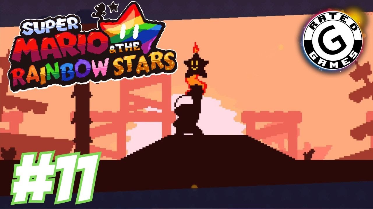 Super Mario and the Rainbow Stars 🌈⭐ 1-8 Sunset Shipyard - YouTube