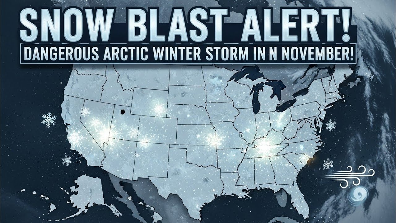SNOW BLAST ALERT! Dangerous Arctic Winter Storm in November!# ...