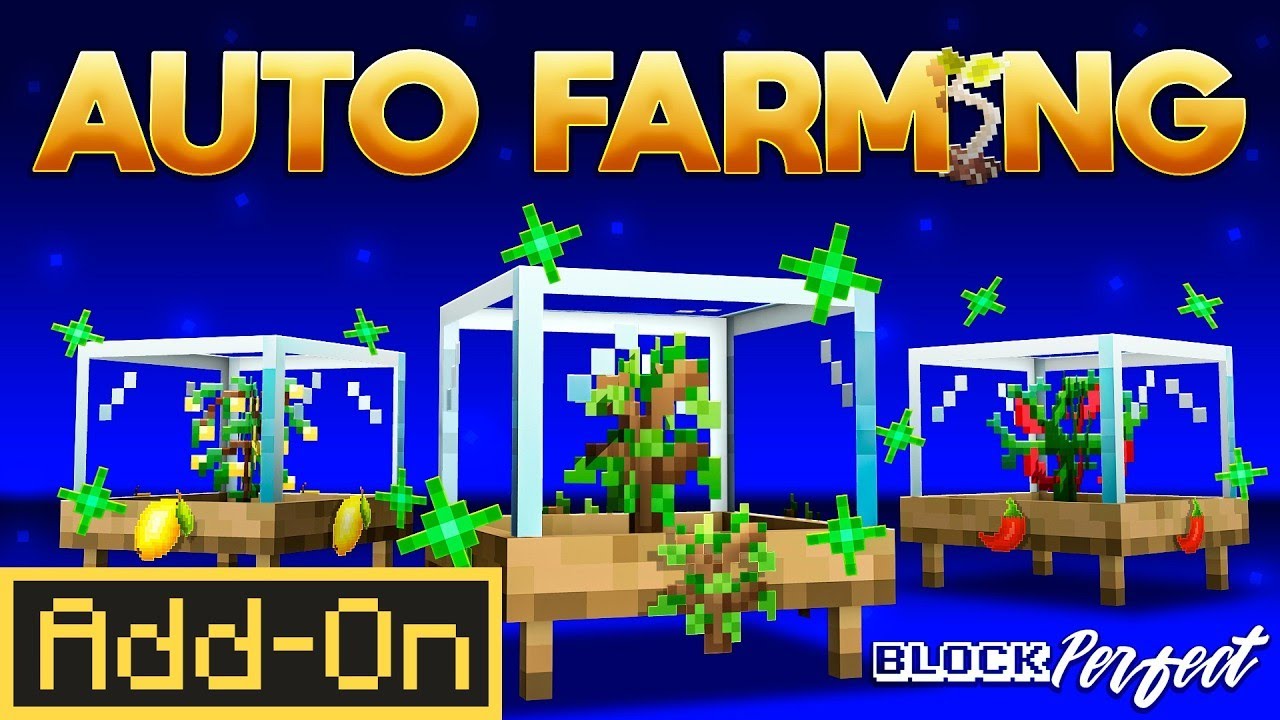 Auto Farming Add-On | Minecraft Marketplace | Showcase - YouTube