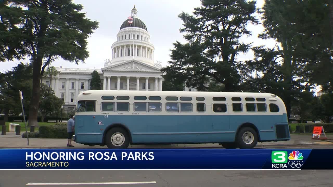 California honors civil rights icon Rosa Parks - YouTube