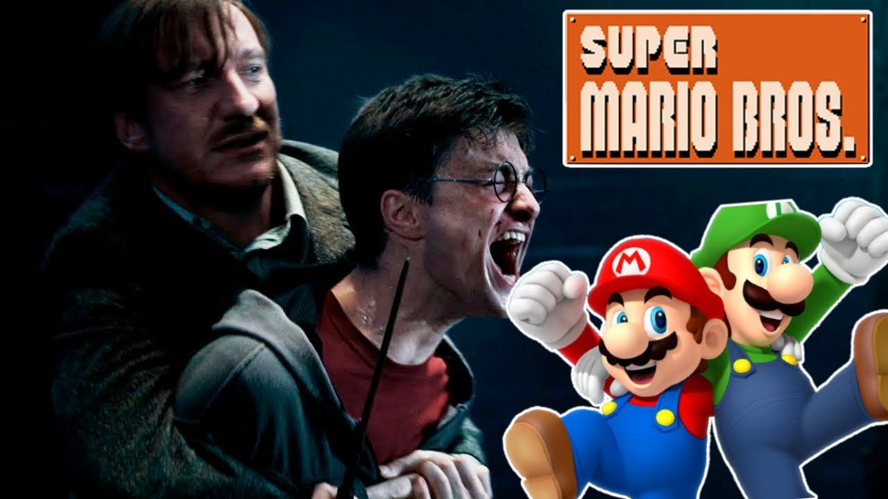i put mario bros music over harry potter deaths - YouTube