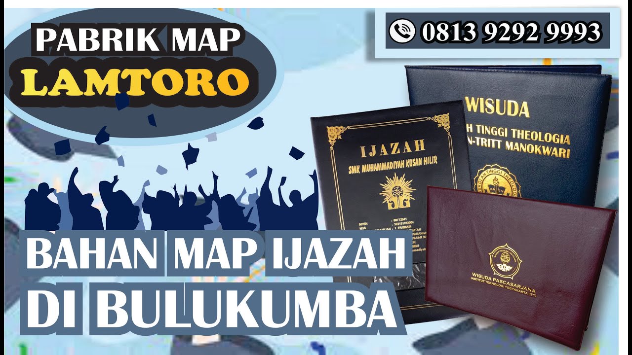 WA 0813 9292 9993 BAHAN MAP IJAZAH DI BULUKUMBA - YouTube