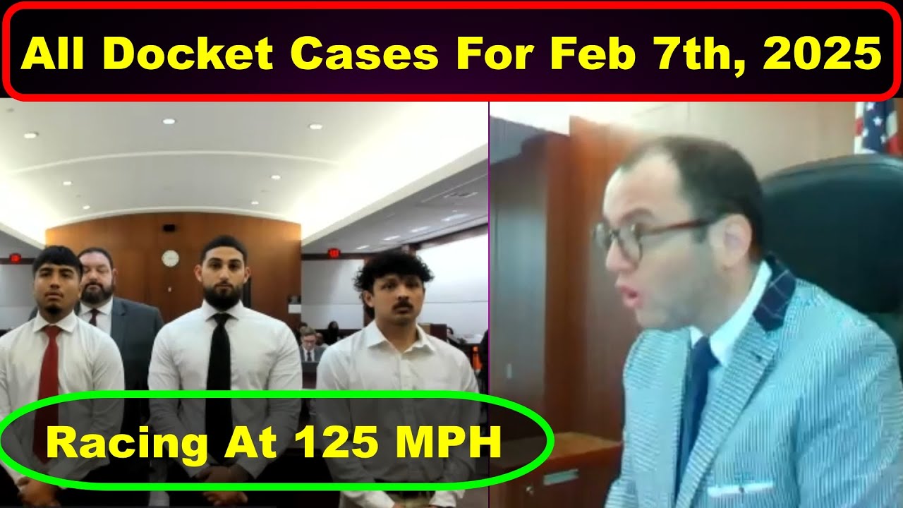 Judge Fleischer's Entire Docket From Feb 7th, 2025 - Vikky's Court ...