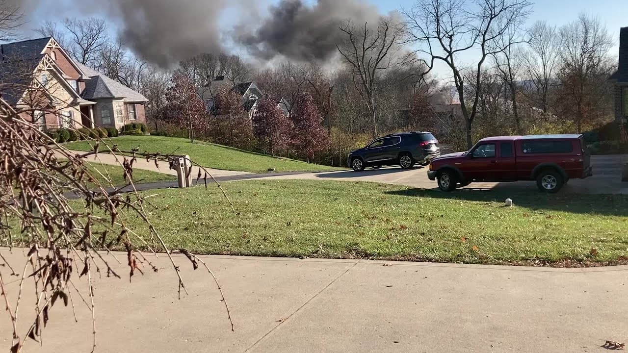 Crews battle massive house fire in Dearborn County; smoke can be seen ...