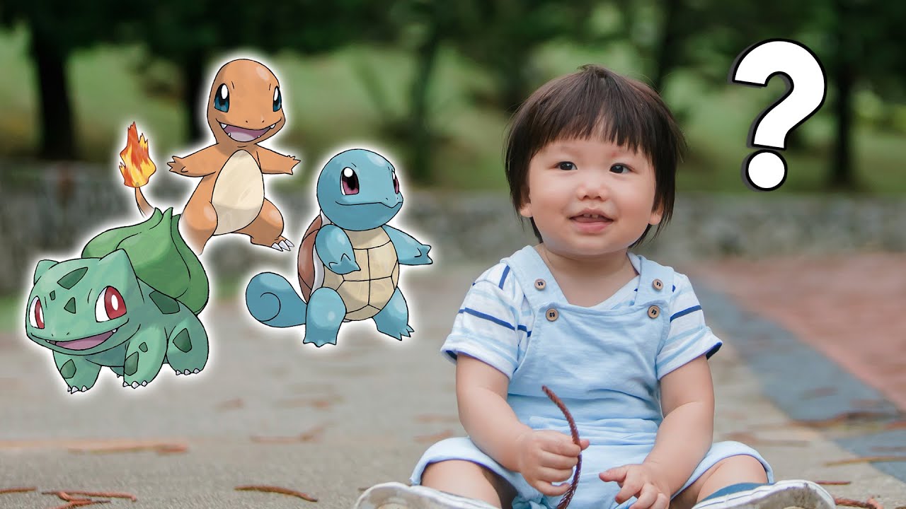 Baby Chooses A Starter Pokemon! - YouTube