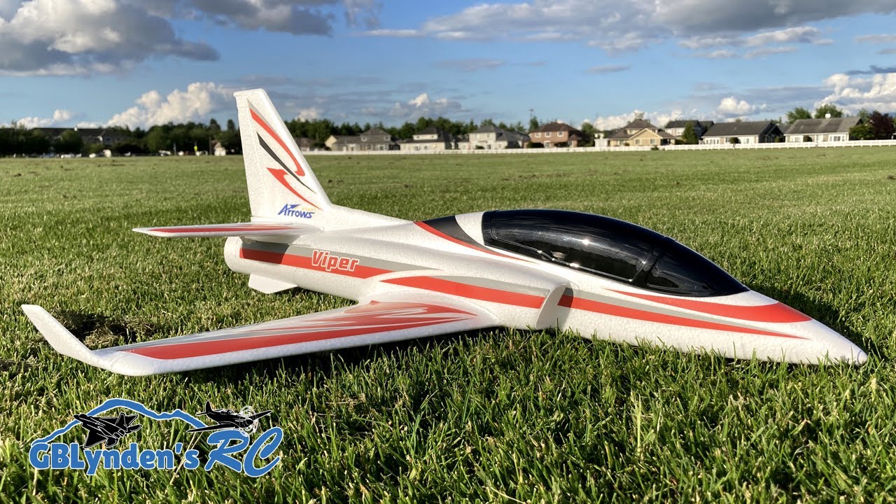 Near Crash | Arrows RC Viper 50mm EDF Jet Second Flight Fun - YouTube