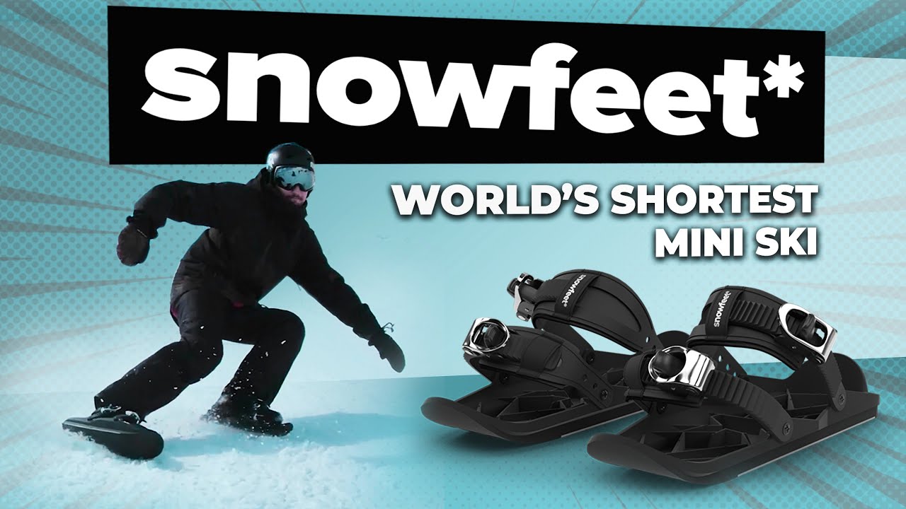 Snowfeet - World's Shortest Mini Ski Skates | Short Ski | Snowskates ...