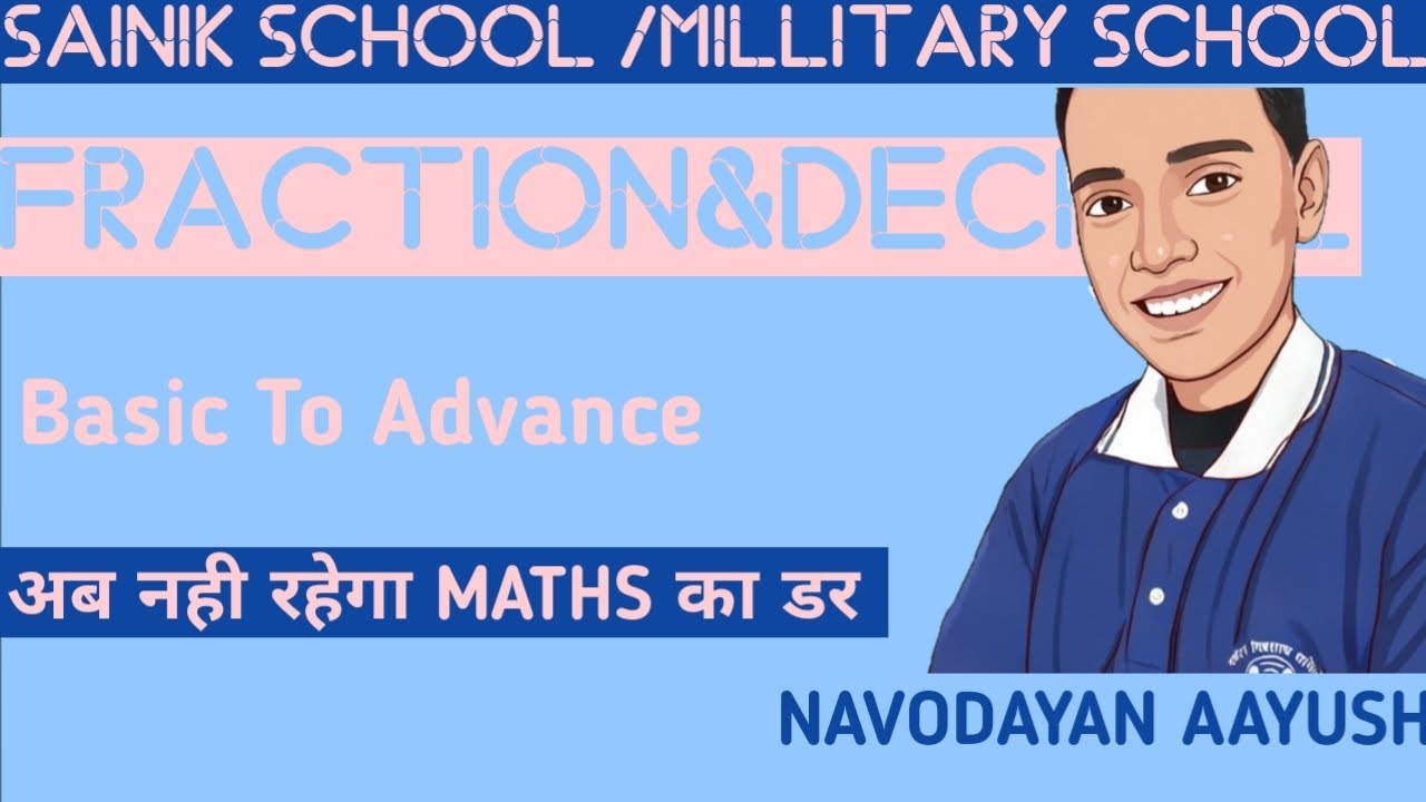 Fractions and Decimals|| Full Chapter in 1 Video|| Class 6th Maths|| Aayush Maths Official - YouTube